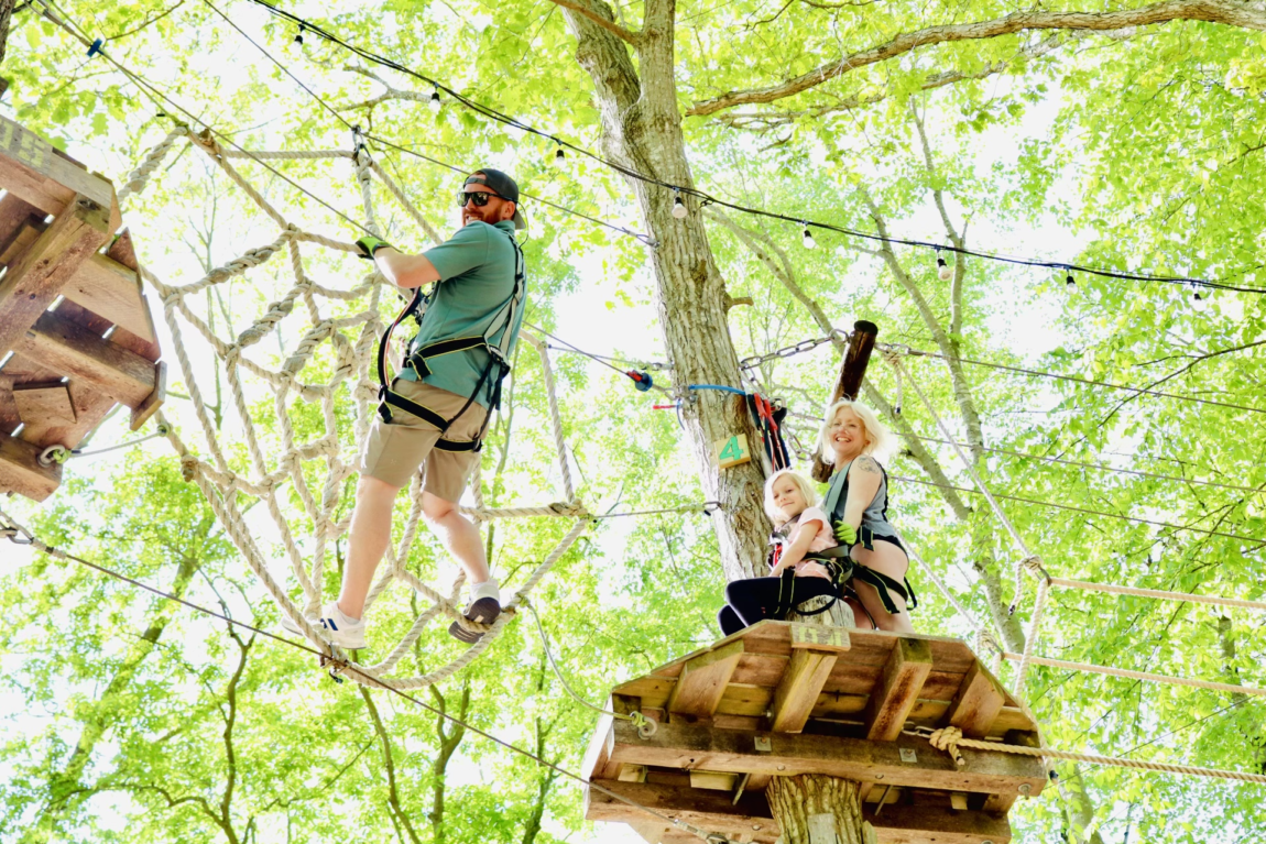 Mystic⼁TreeTrails Adventures, CT